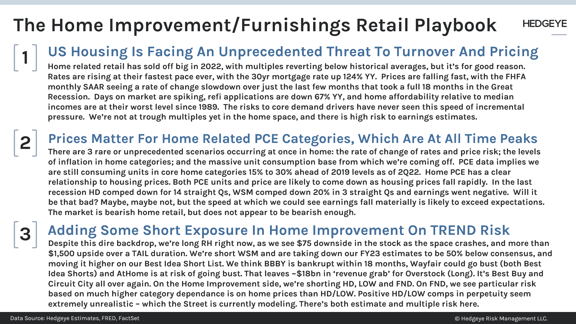 Home Retail Ecosystem | Key Conclusions For Tomorrow's Black Book