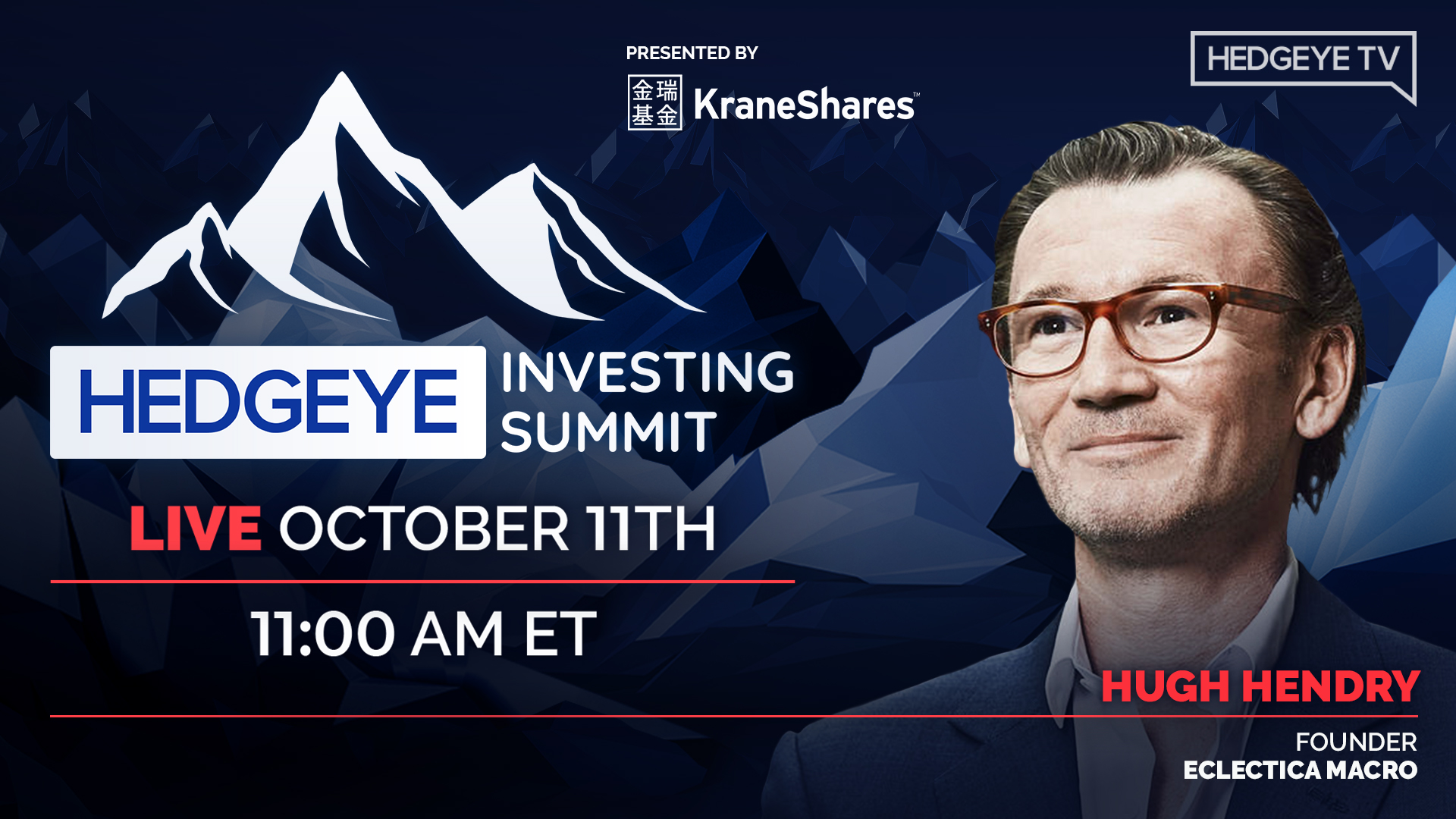 Hugh Hendry: “This Is The Most Predictable Big Recession Ever”
