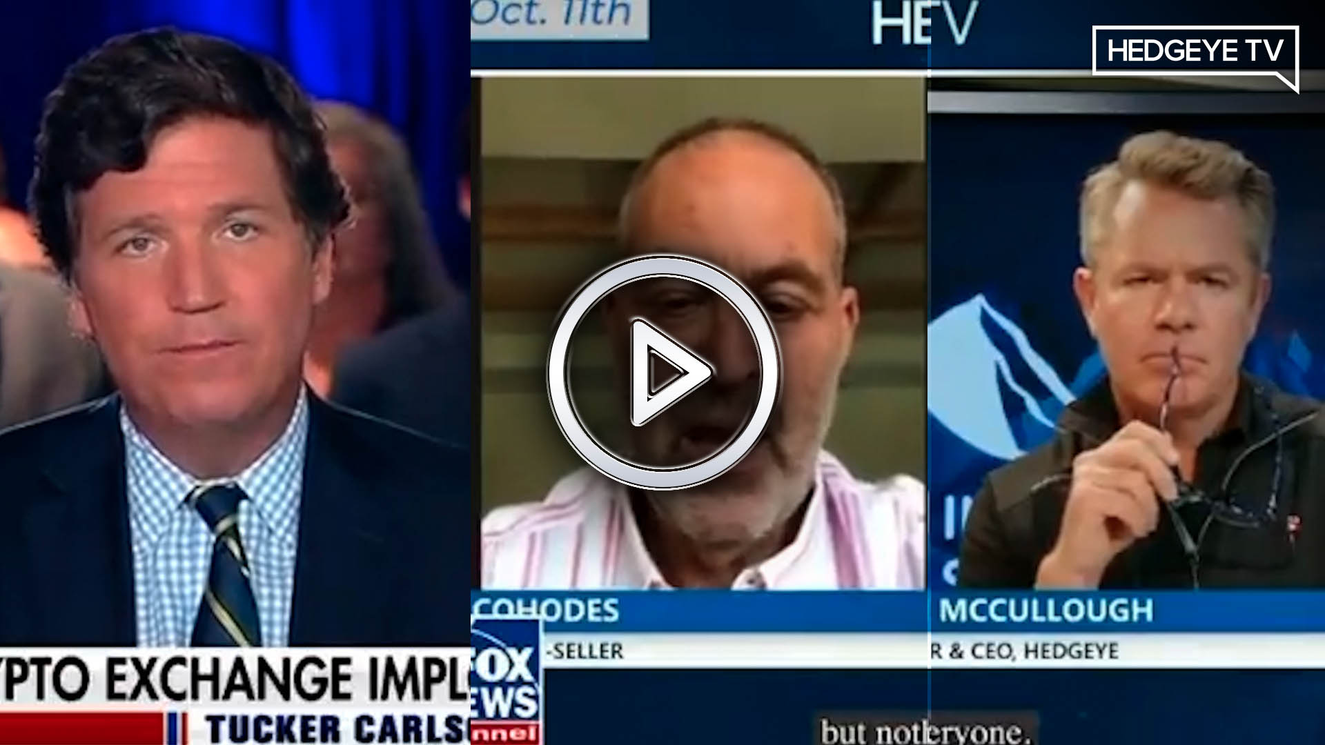 FOX News, Tucker Carlson Highlight Marc Cohodes FTX Call on HedgeyeTV