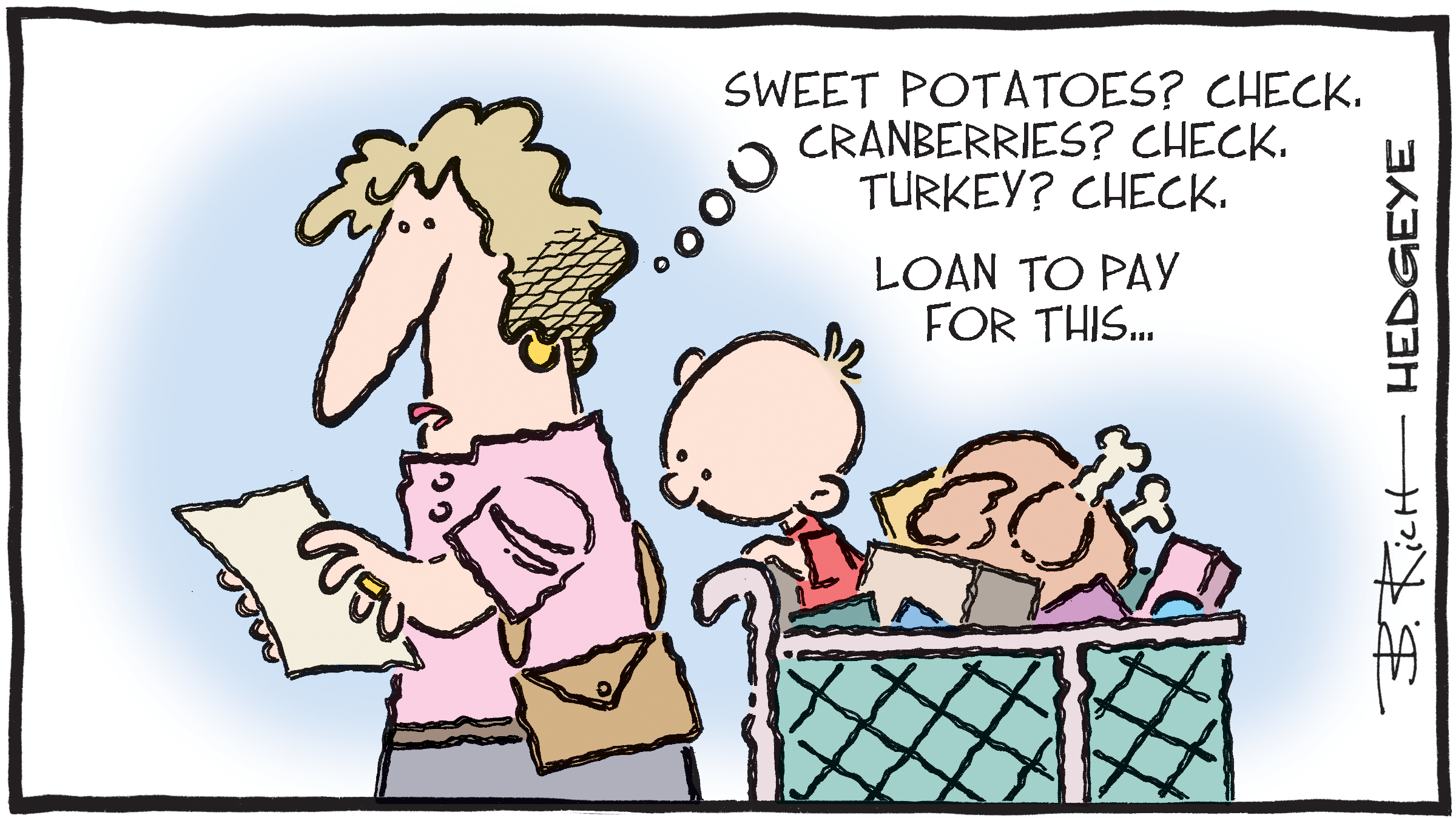 Cartoon of the Day: Sticker Shock (Turkey Day Edition)