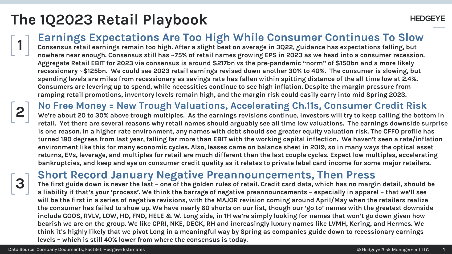 HAPPENING IN 10 MINUTES | 1Q23 Retail Themes