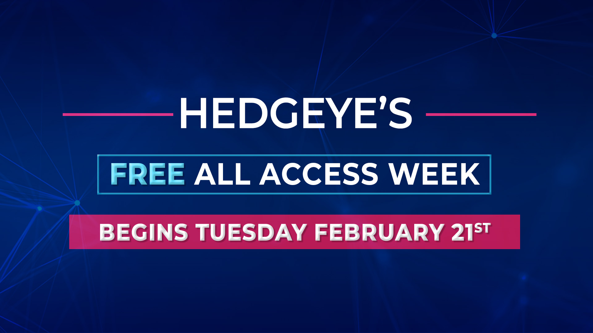 Your Access → Free All Access Week