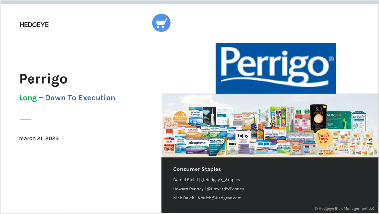 INVITE | PERRIGO (PRGO) | BEST IDEA LONG | SECOND TIME AROUND