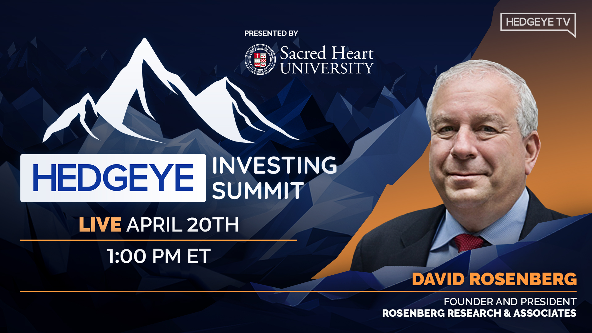 David Rosenberg & Keith McCullough (Hedgeye Investing Summit)