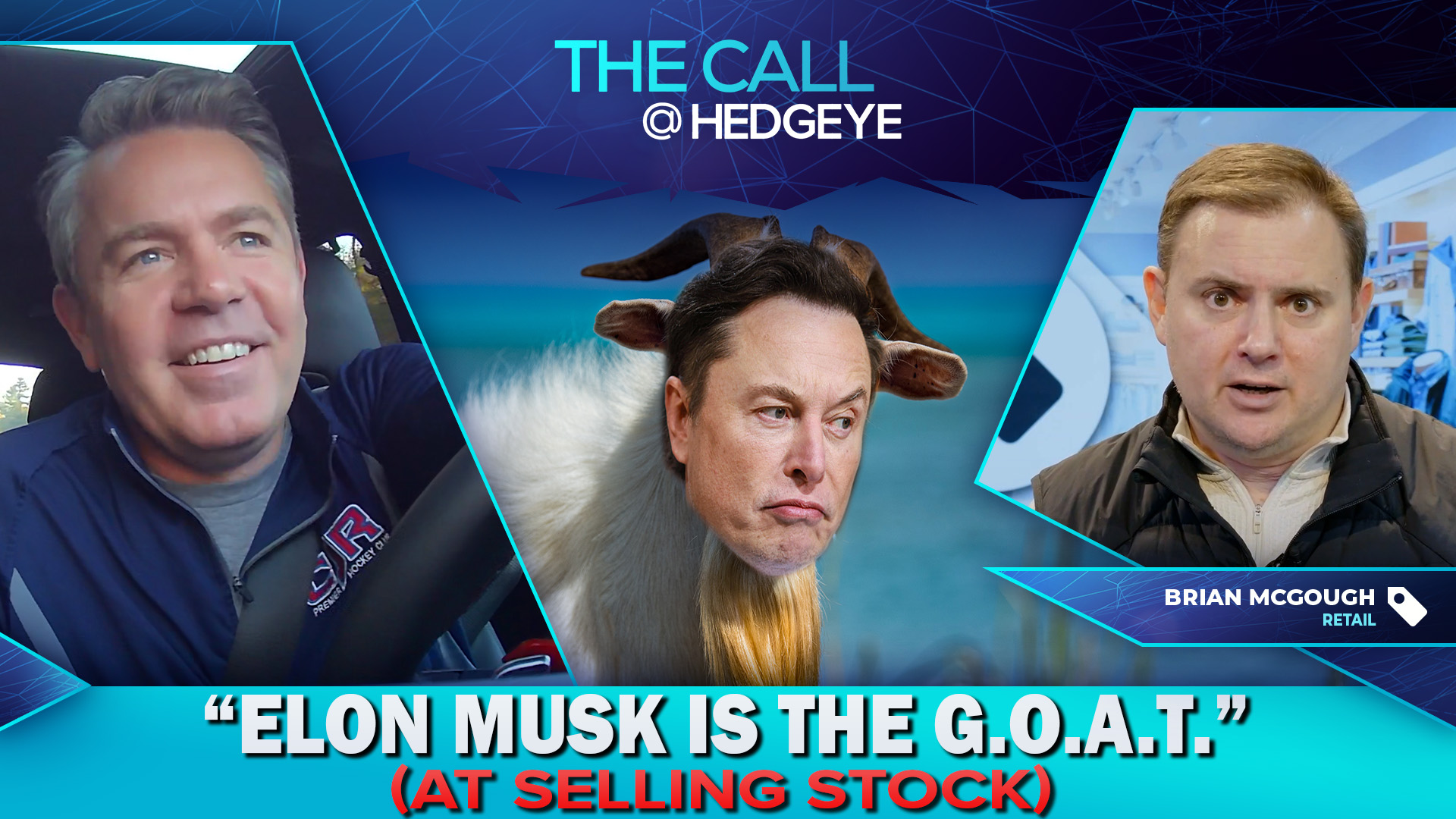 McCullough: “Elon Musk Is The G.O.A.T.” (At Selling Stock)
