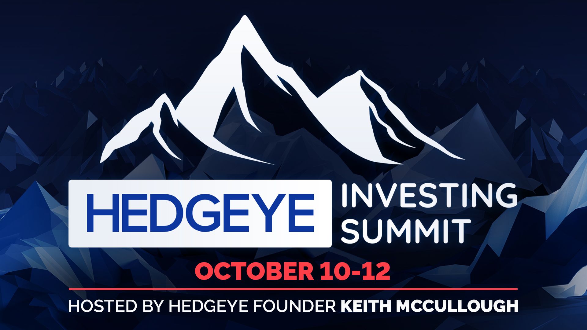 Hedgeye Investing Summit: Your Access Links to Watch