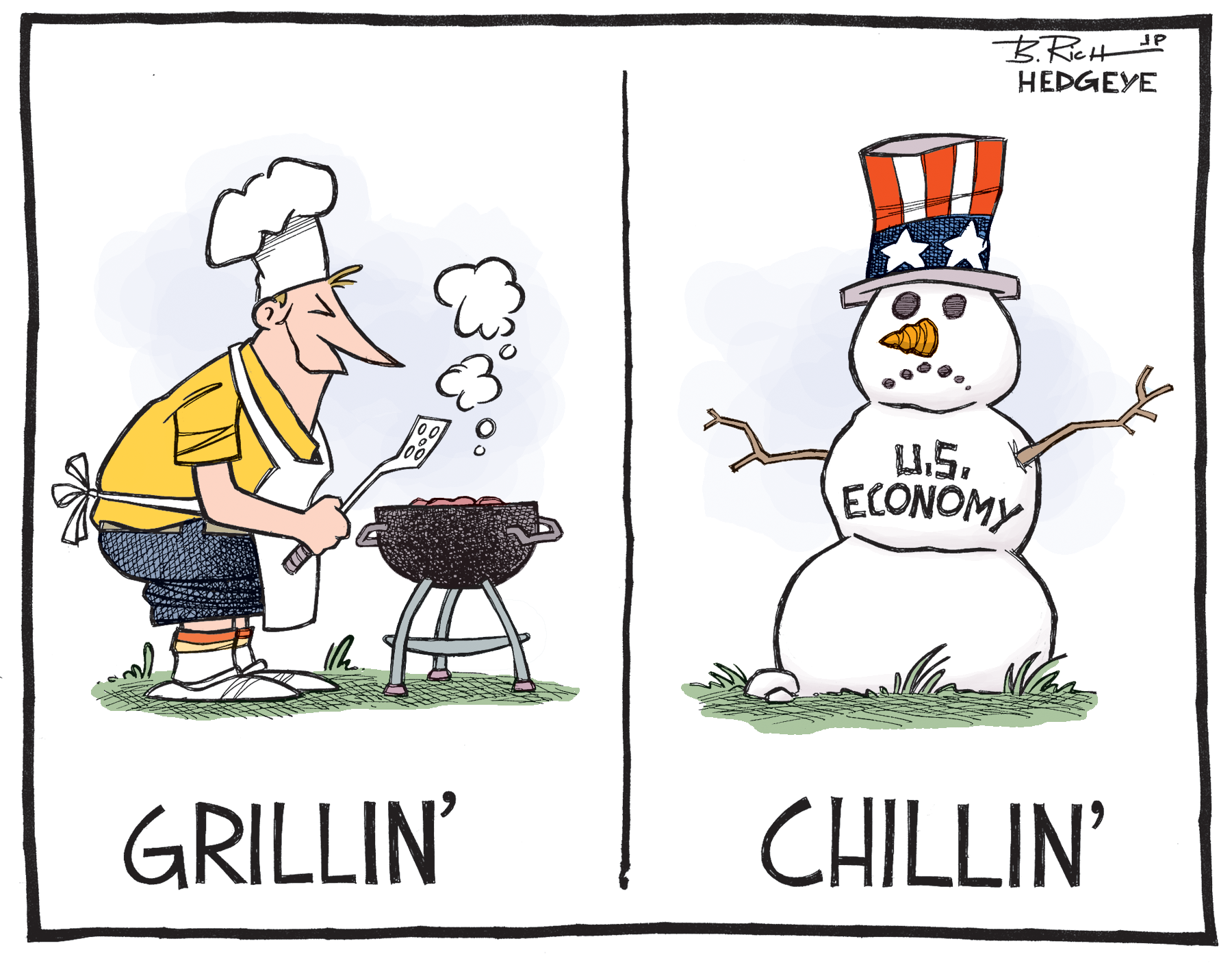 CARTOON OF THE DAY: GRILLIN’ AND CHILLIN’