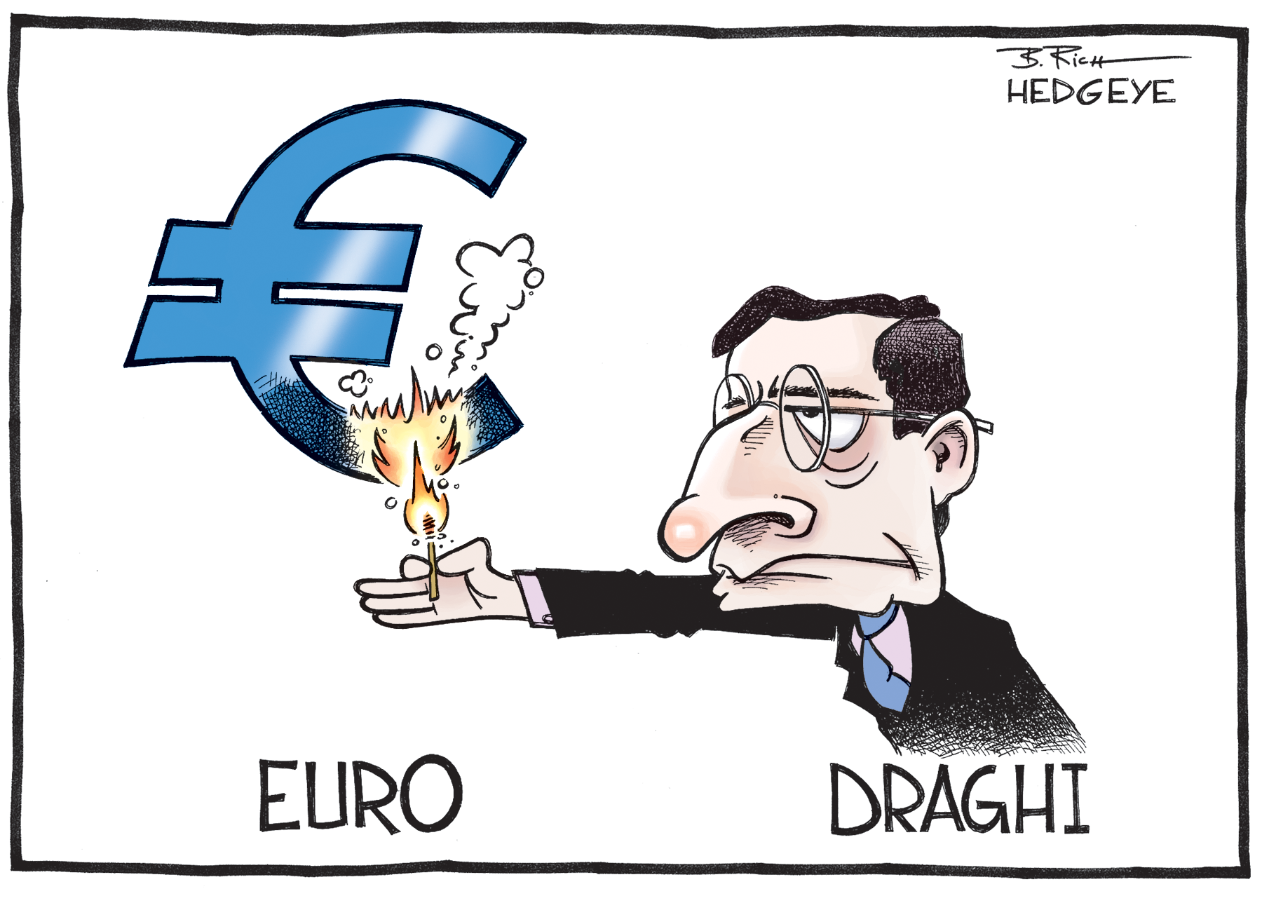 Cartoon of the Day: Burning Euro