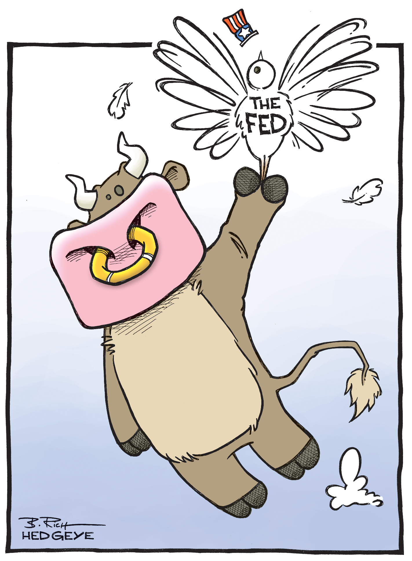 Cartoon of the Day: Hanging By a Feather?