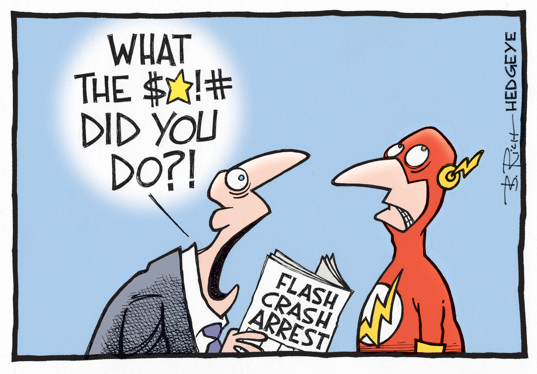 Cartoon of the Day: Here's The Real #FlashCrash Perp
