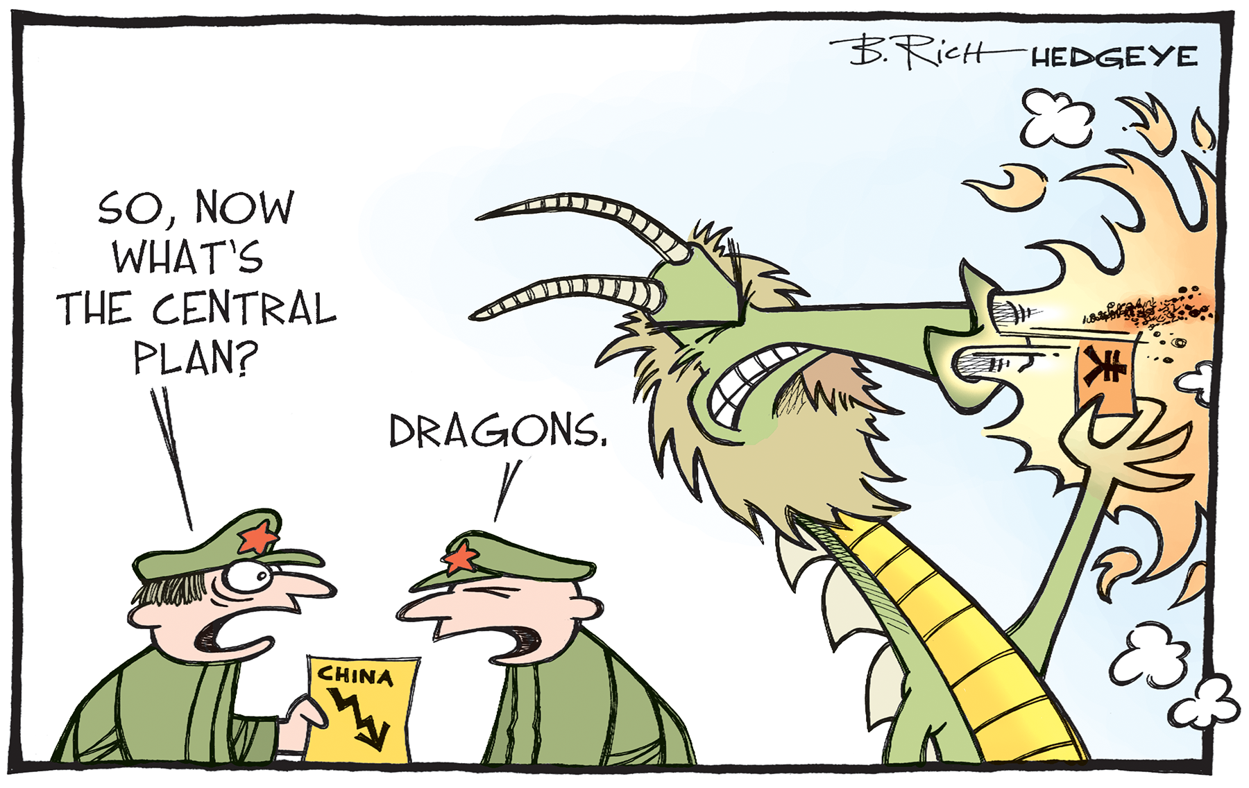 Cartoon of the Day: Beijing Brings Out The Dragon!