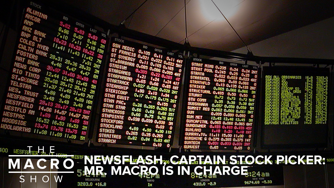 Mr. Macro Market is In Charge Right Now