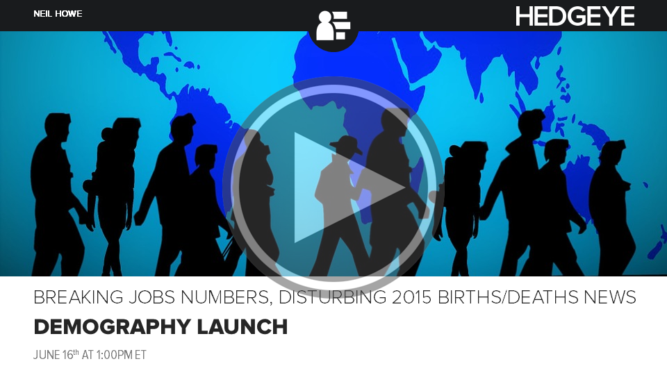 INVITE: LAUNCH CALL FOR DEMOGRAPHY SECTOR: BREAKING JOBS NUMBERS,