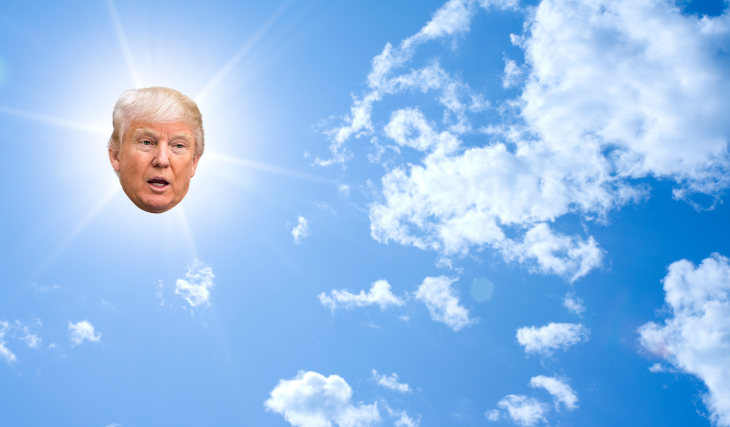 "The World Was Gloomy Before I Won," Trump Says. Exactly!