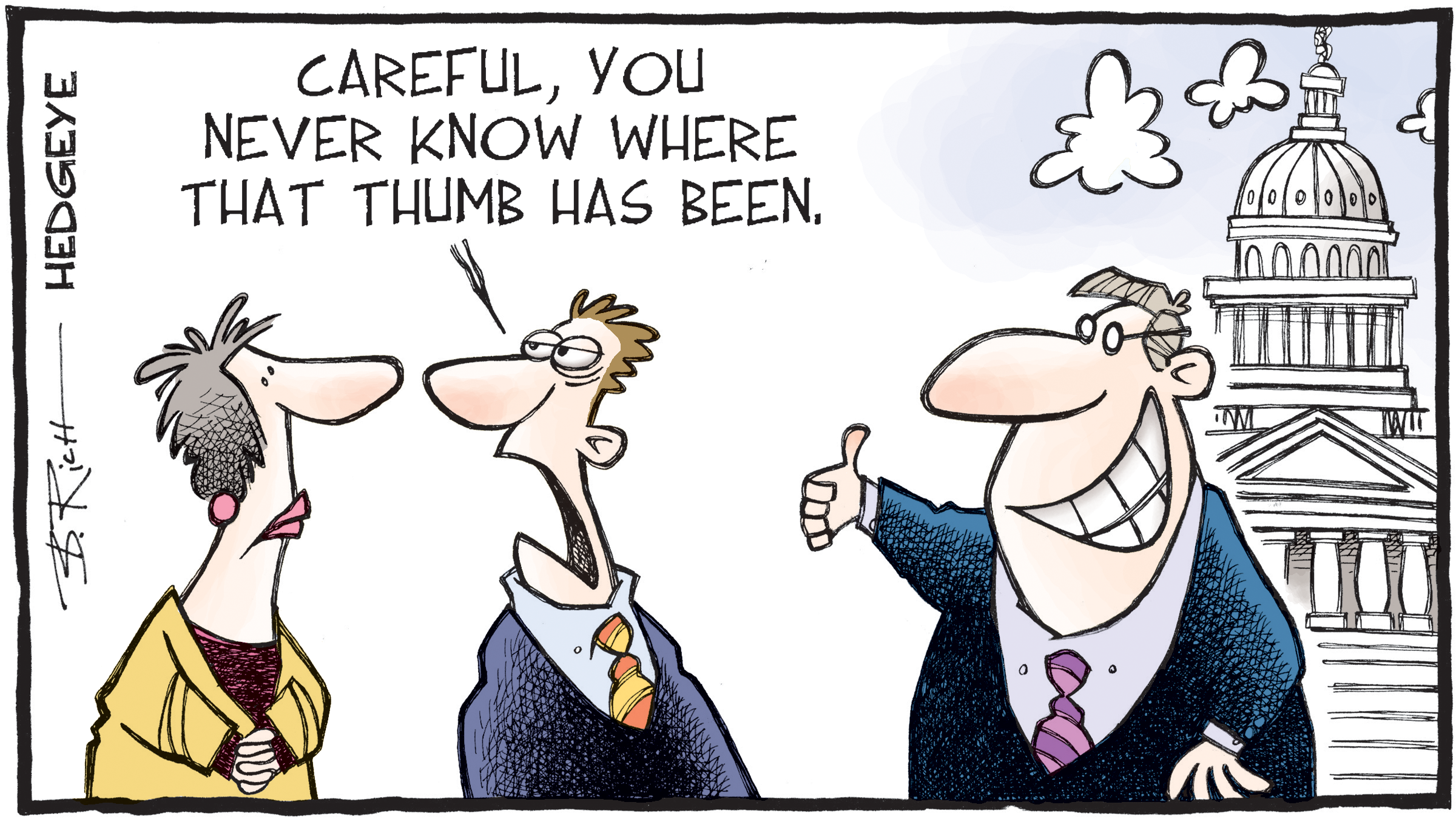 Cartoon of the Day: All Thumbs