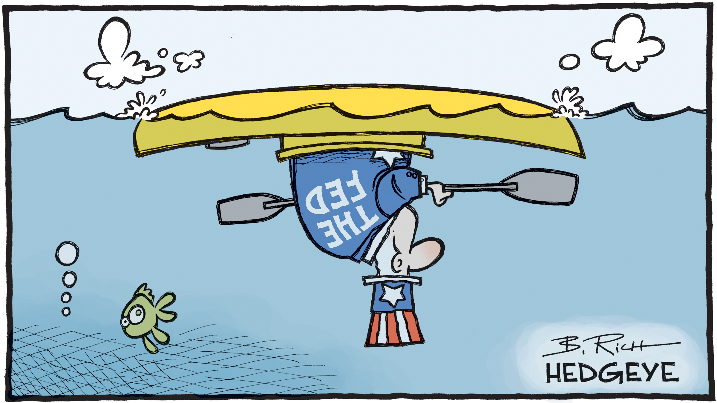 Cartoon of the Day: Fed Guy In a Boat