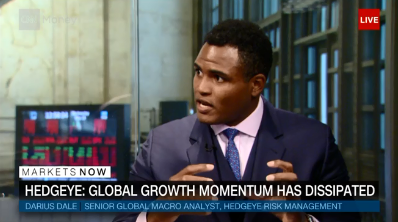 Darius Dale on CNN's "Markets Now": 3 Big Market Risks
