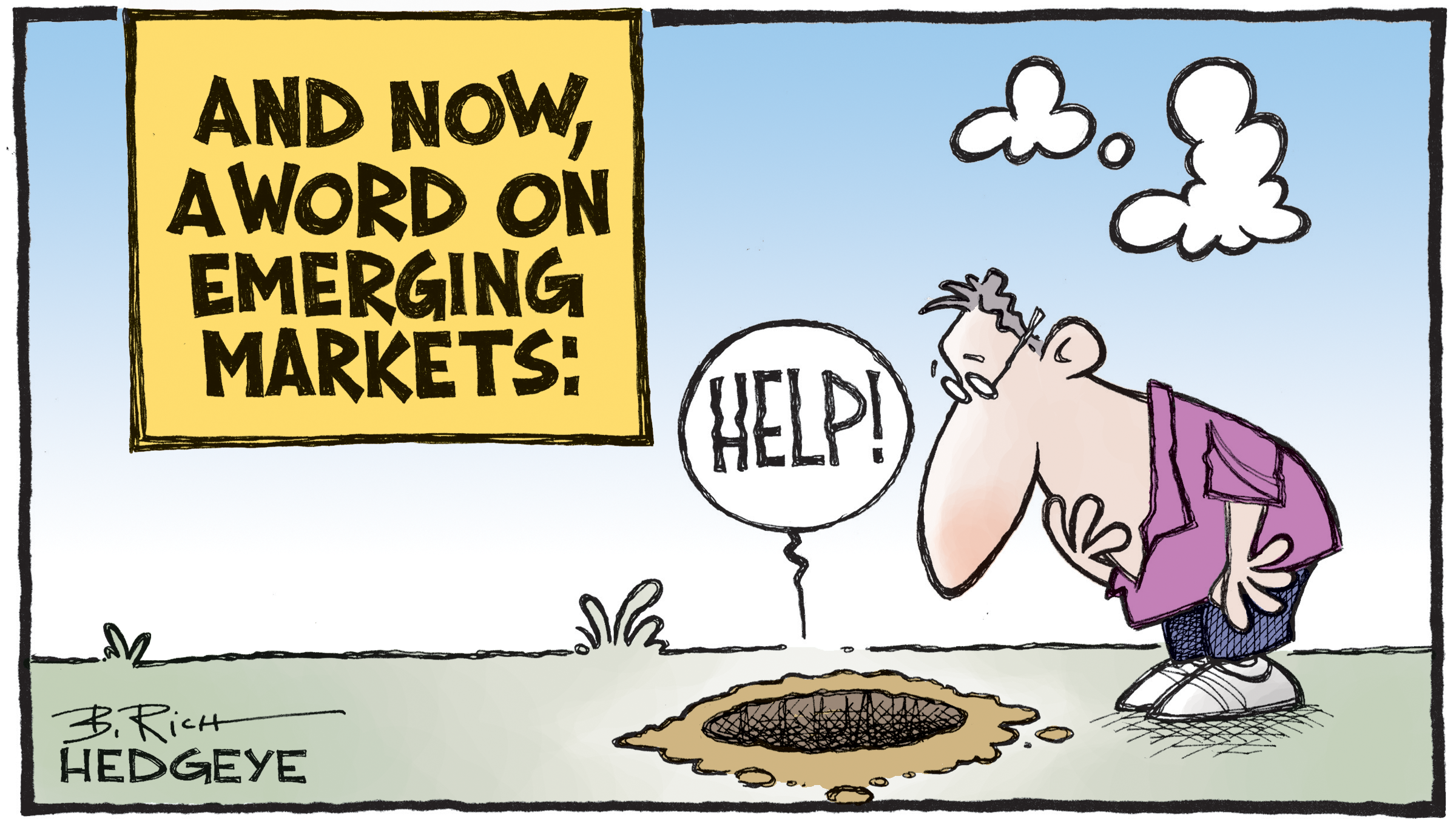 Cartoon of the Day: Falling!