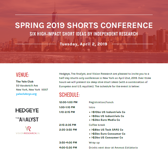 Calling All Short Sellers