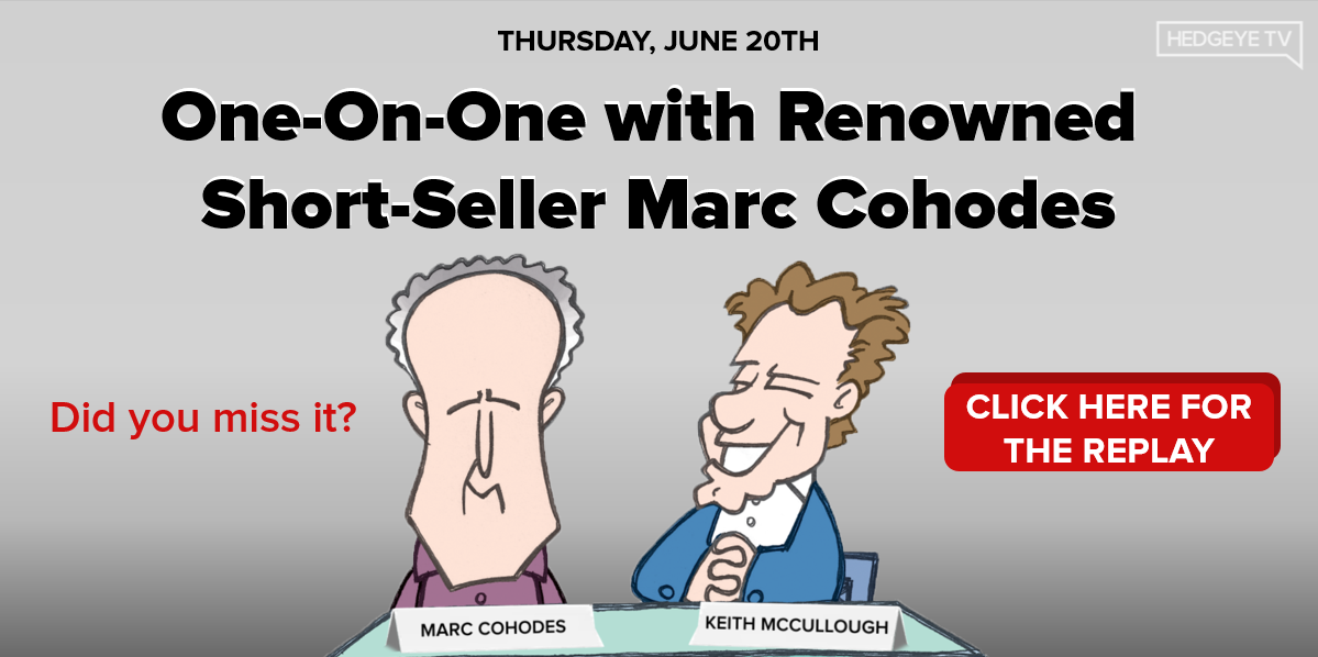 WEBCAST REPLAY: One-On-One With Renowned Short-Seller Marc Cohodes