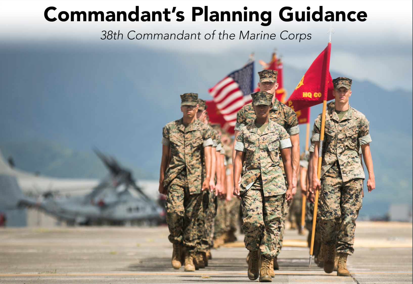 New Commandant Reorients Corps; Will Impact Procurement