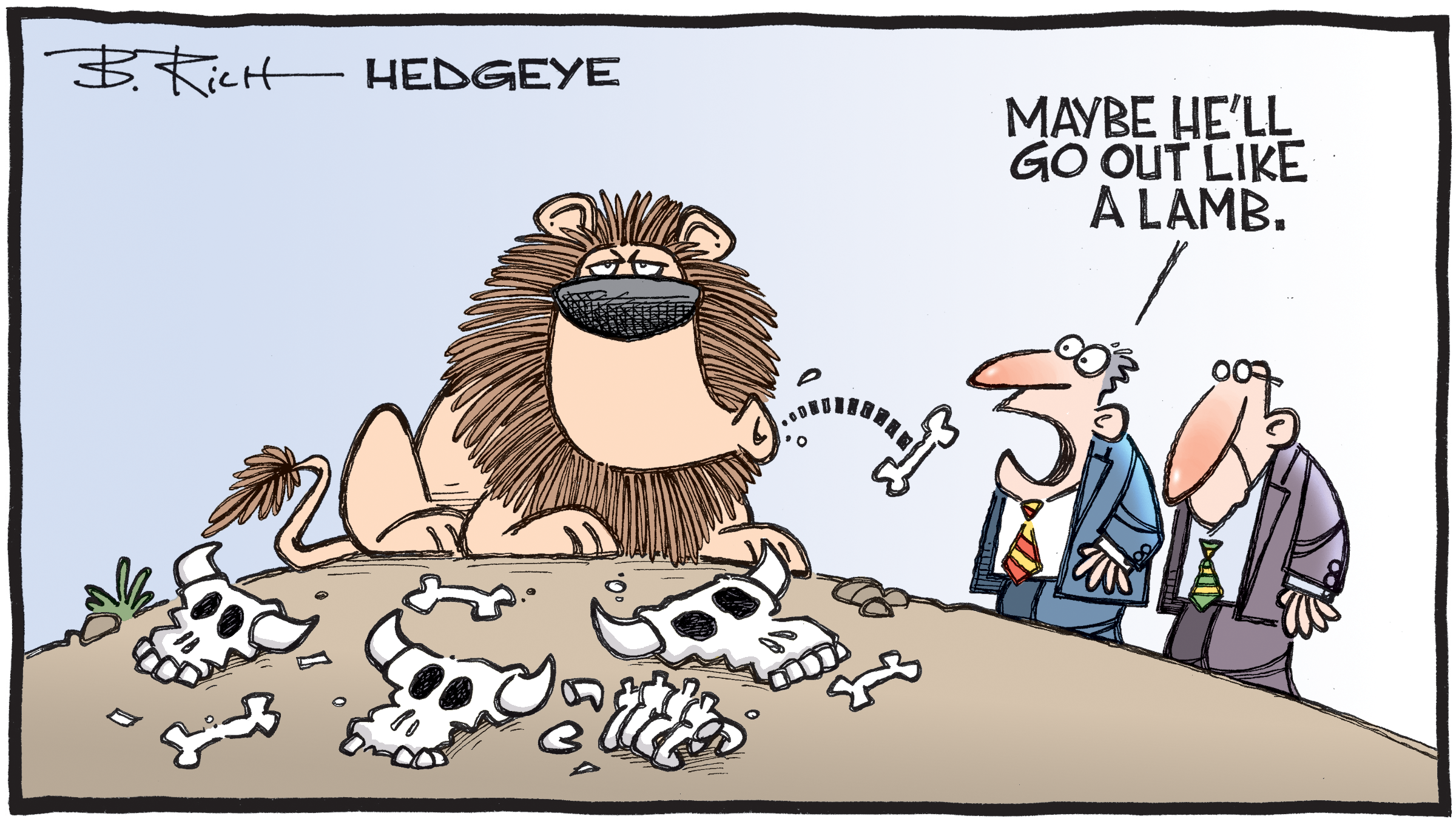 Cartoon of the Day: Feed The Lion