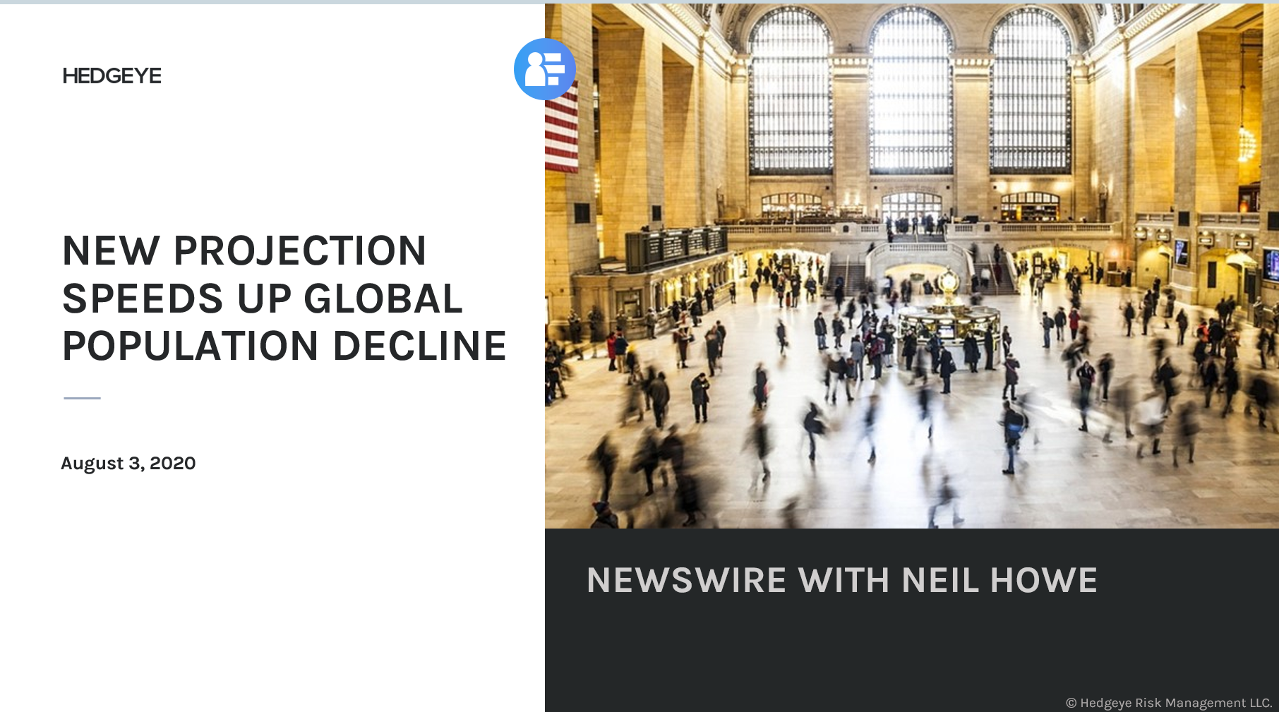 New Projection Speeds Up Global Population Decline. NewsWire