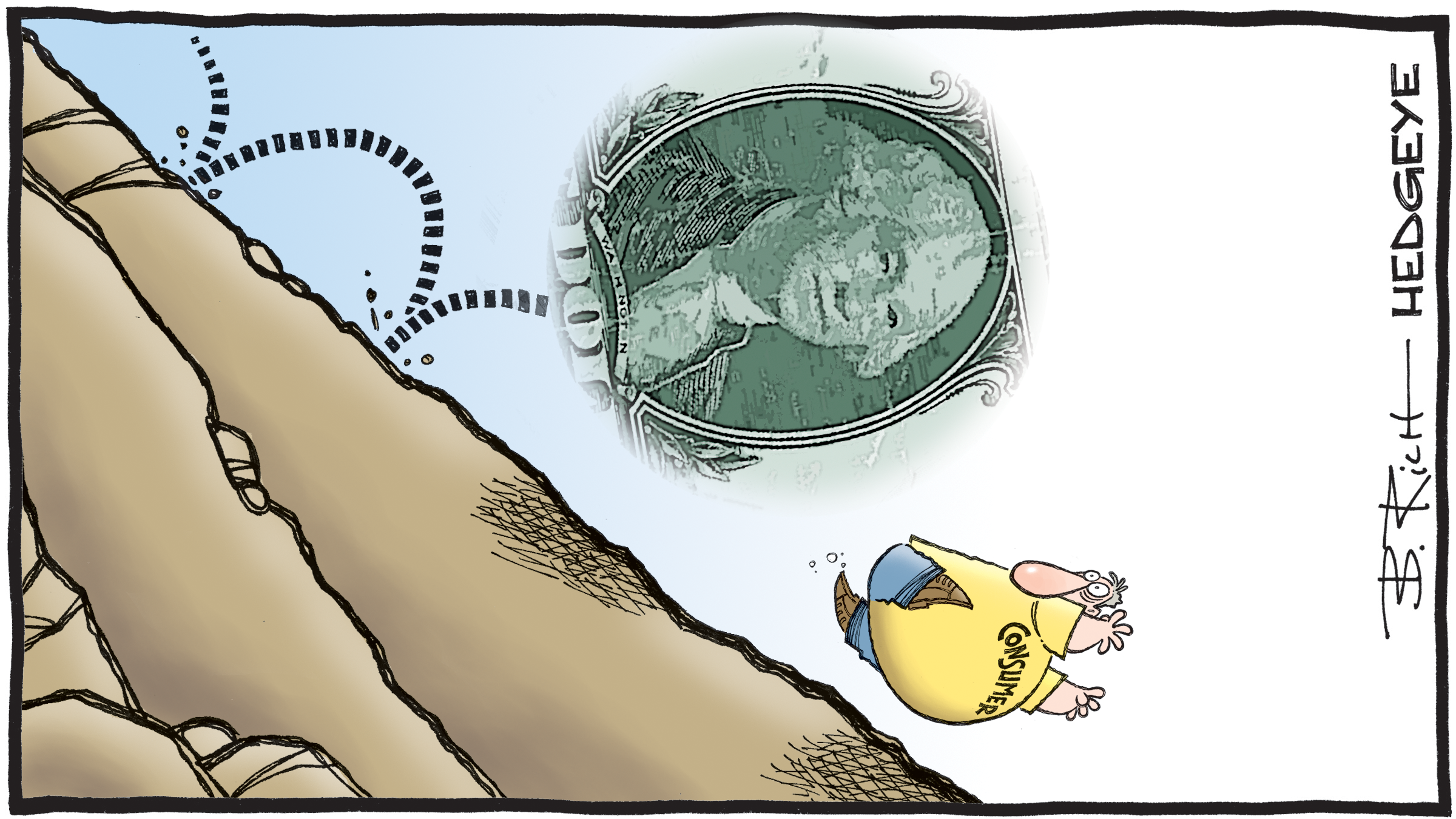Cartoon of the Day: Rolling Dollar
