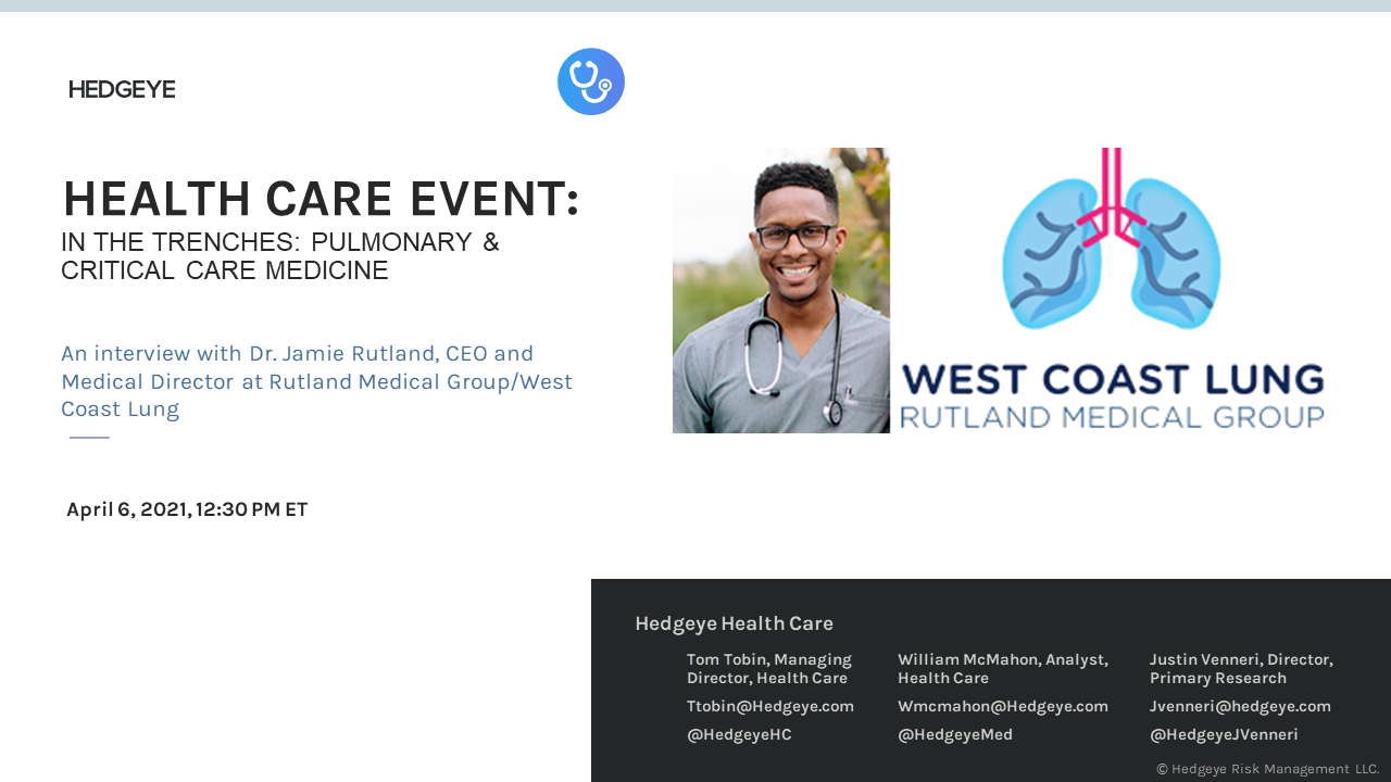 WEBCAST REPLAY | Healthcare Fireside Chat w/ Dr. Jamie Rutland