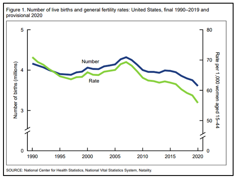 CDC Confirms 2020 Birth Decline. NewsWire