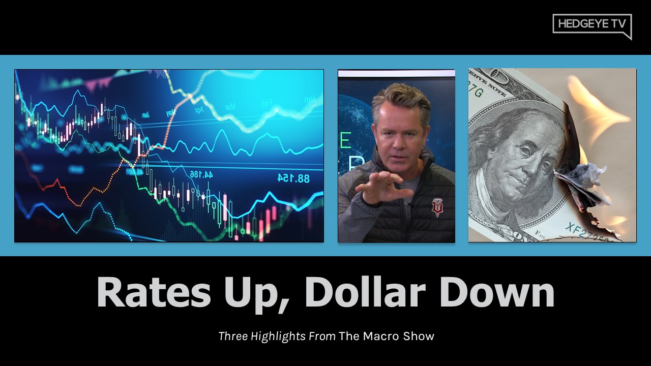 Rates Up, Dollar Down