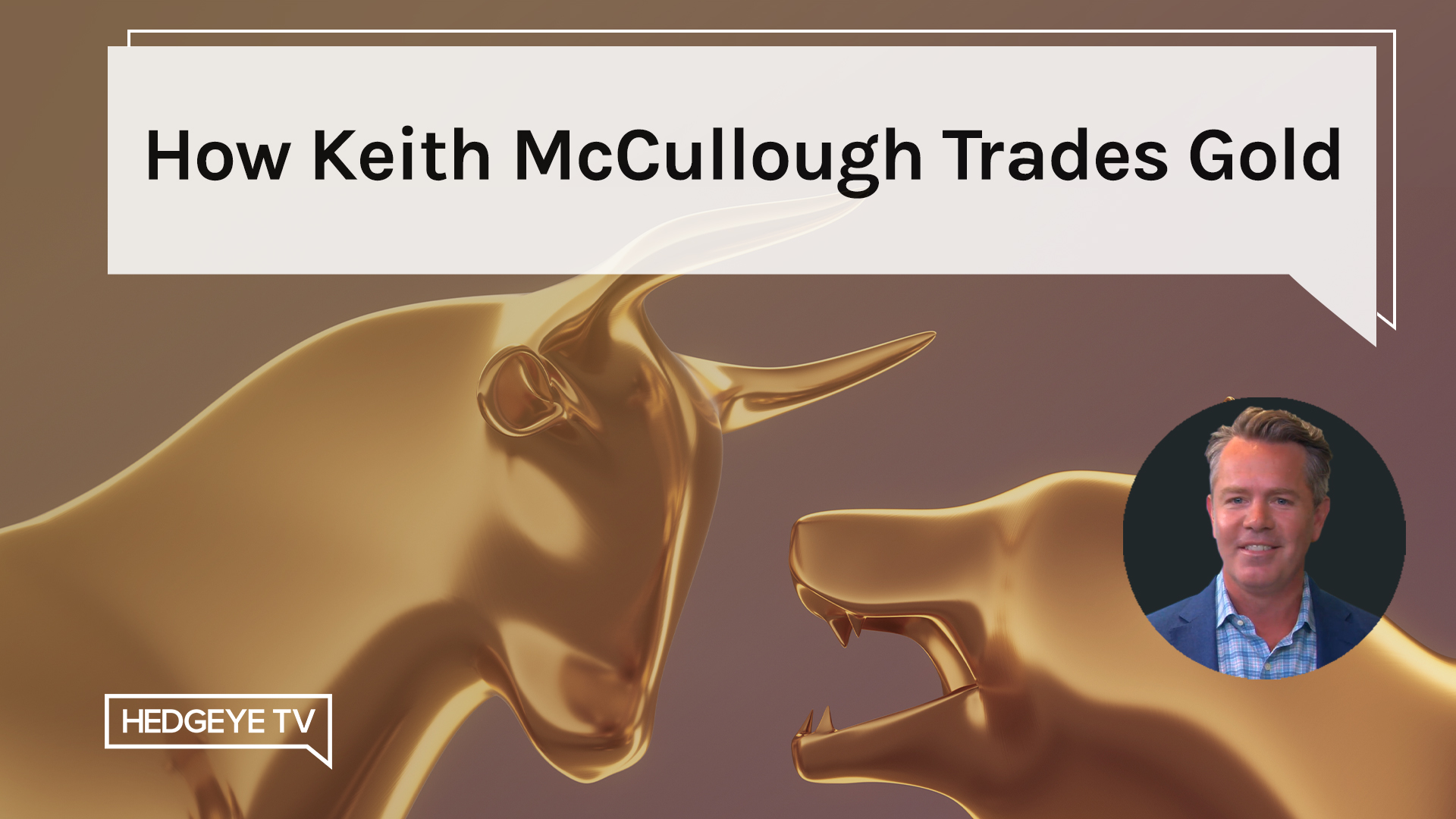 How Keith McCullough Trades Gold
