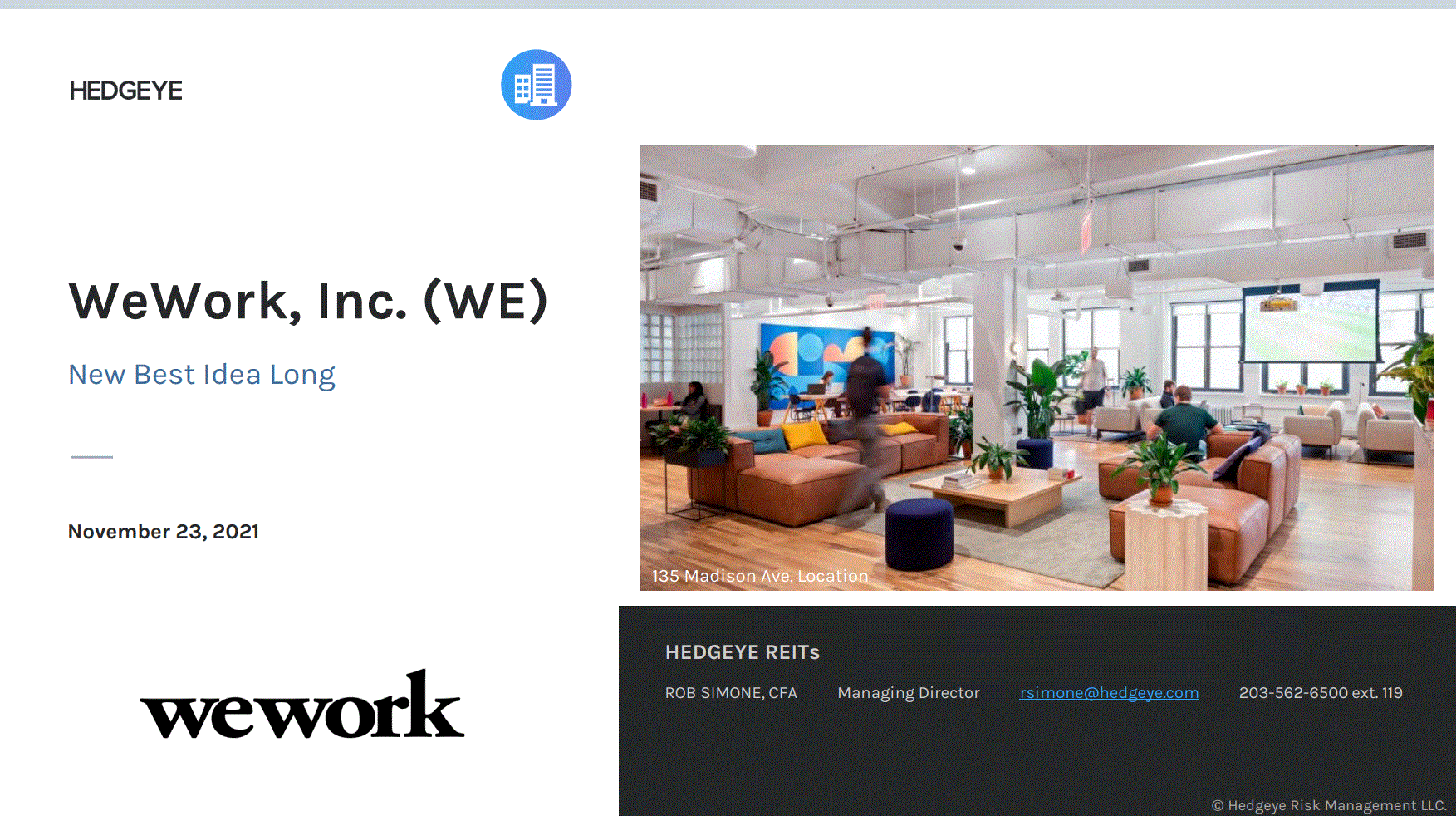 EVENT REPLAY | WeWork, Inc. (WE) BLACK BOOK