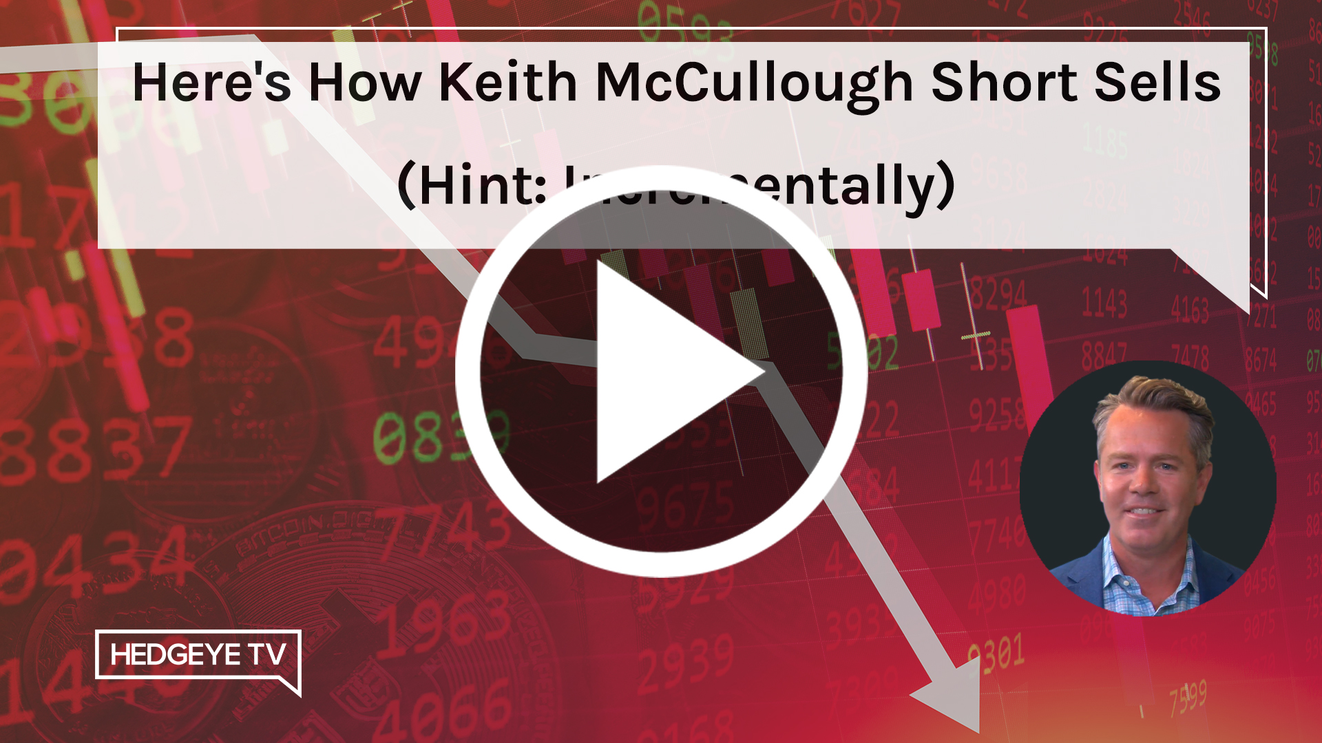 Here's How Keith McCullough Short Sells (Hint: Incrementally)