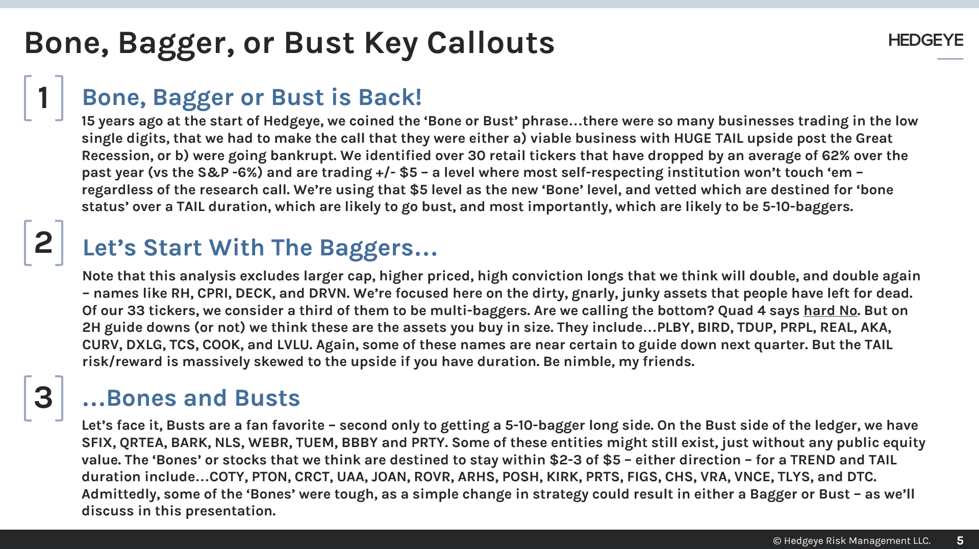 Happening In 10 Minutes | Retail | The ‘Bone, Bagger, or Bust’ Black